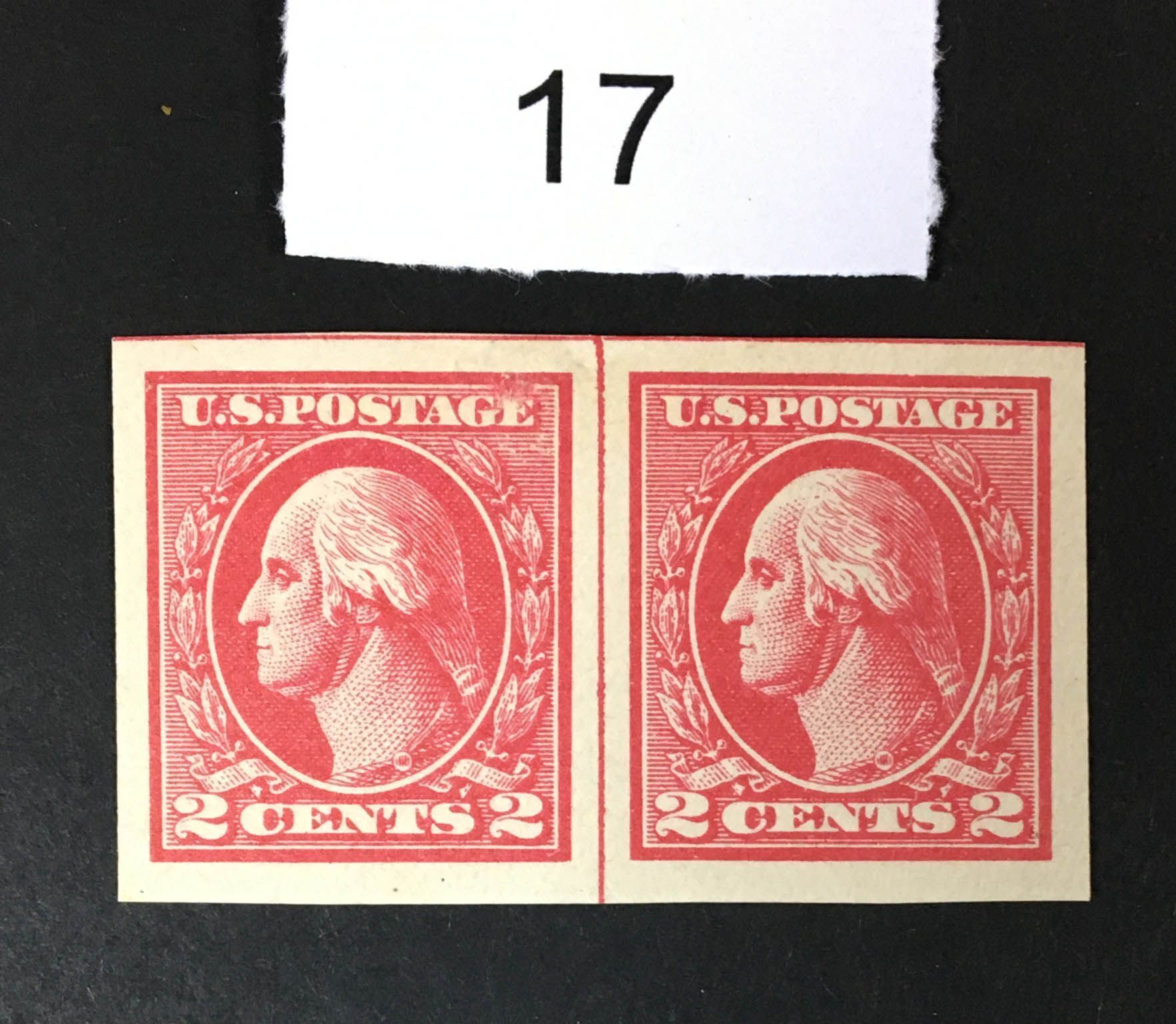 US Stamps # 534 Line Pair Mint OG NH XF LOT #17 | United States ...