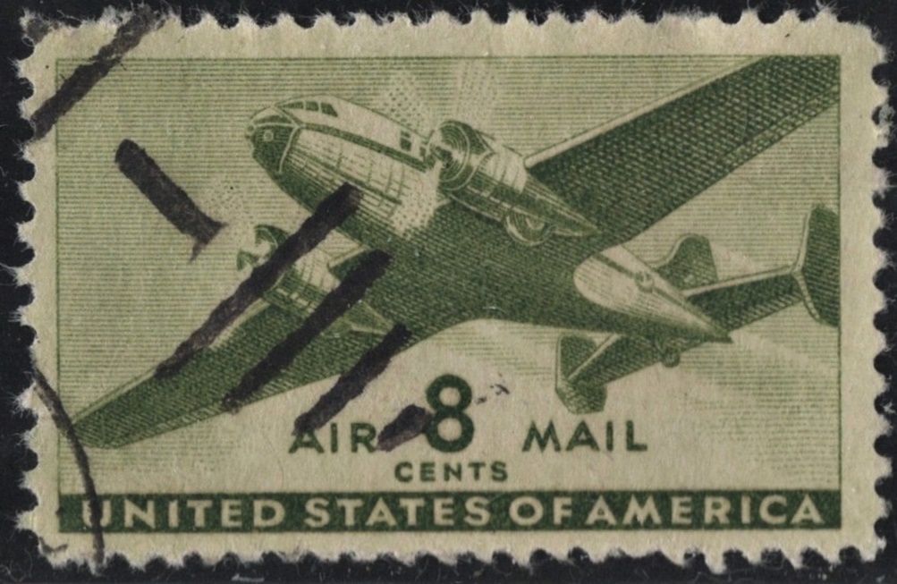SC#C26 8¢ Twin-Motored Transport Single (1944) Used | United States ...