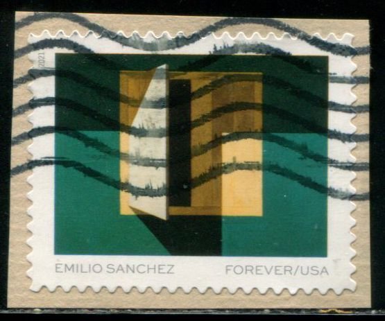 5597 (55c) Emilio Sanchez SA, used on paper | United States, General ...