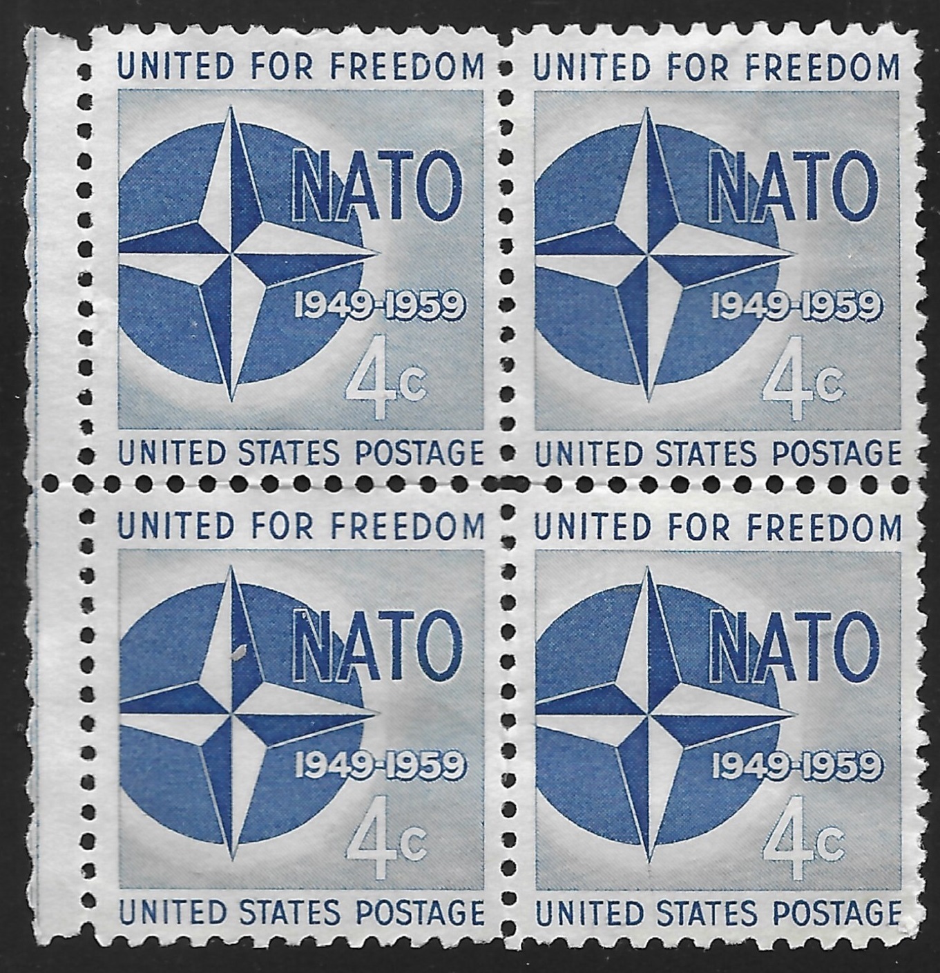 US #1127 4c NATO Emblem | United States, General Issue Stamp / HipStamp