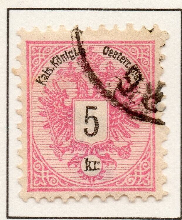 Austria 1883 Early Issue Fine Used 5kr. NW-37944 | Europe - Austria ...