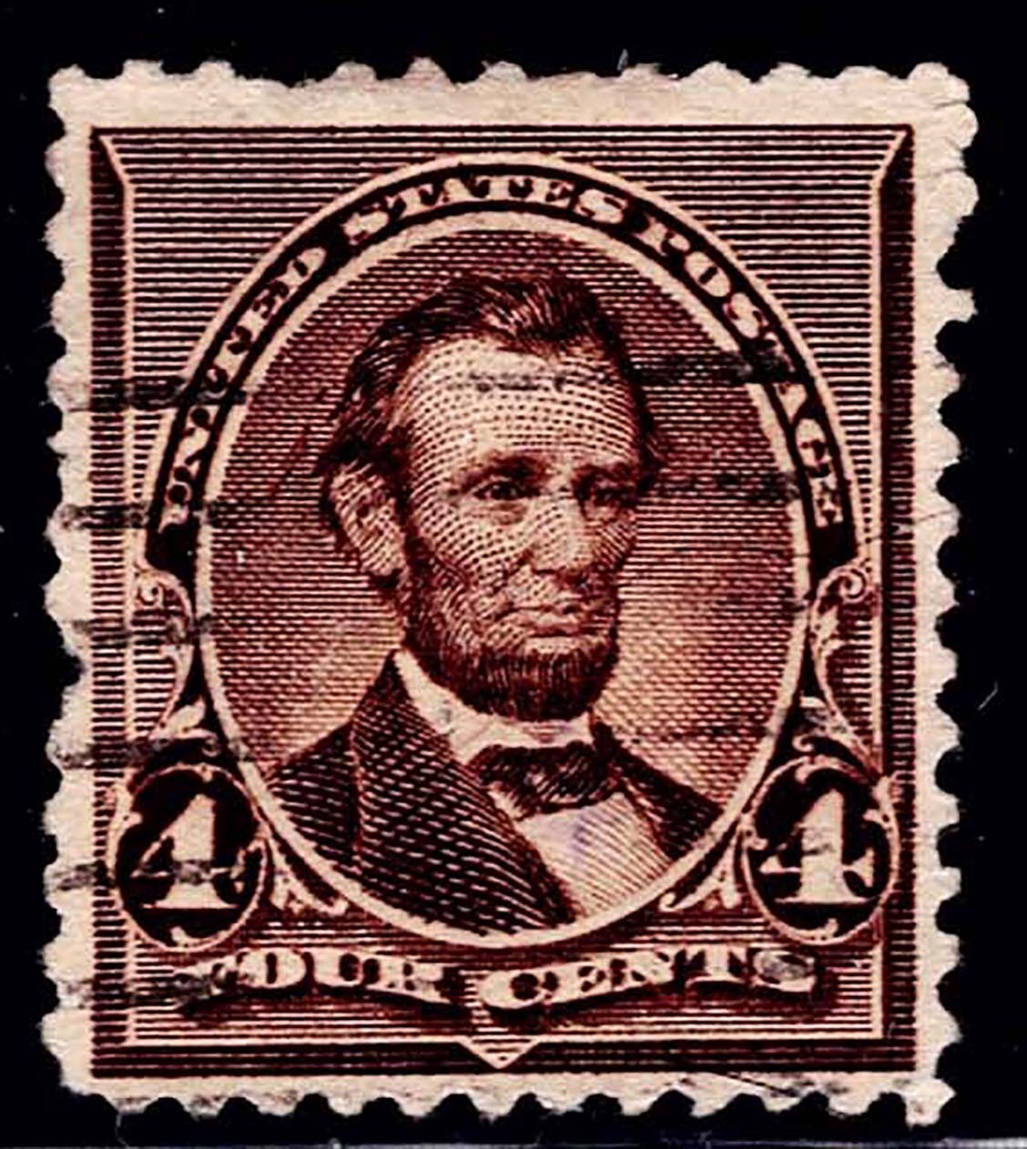 U.S. 222 Used HM Pencil Mark Single as Shown (V5148) | United States ...