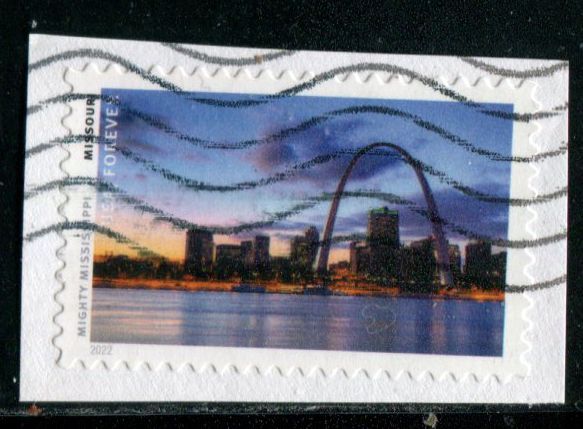 5698e US (58c) Mighty Mississippi SA, used on paper | United States ...