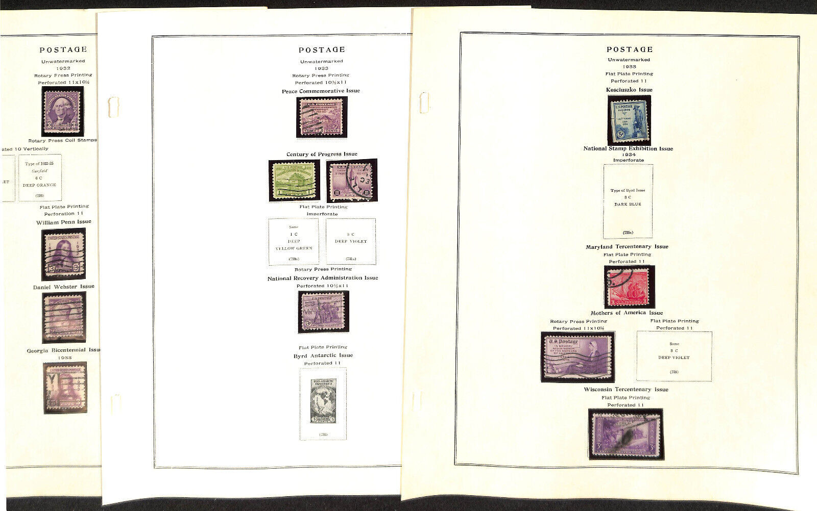 United States Stamp Collection in Scott National Album, 1846-1969 (AG ...