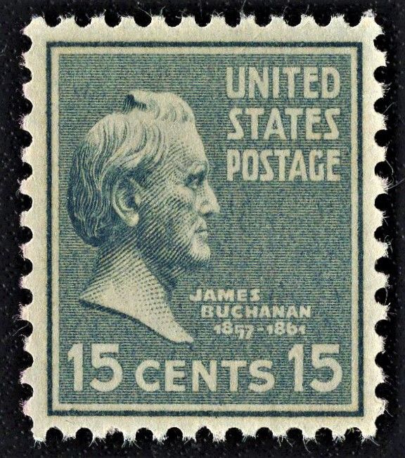 US 820 MNH VF 15 Cent James Buchanan | United States, General Issue ...