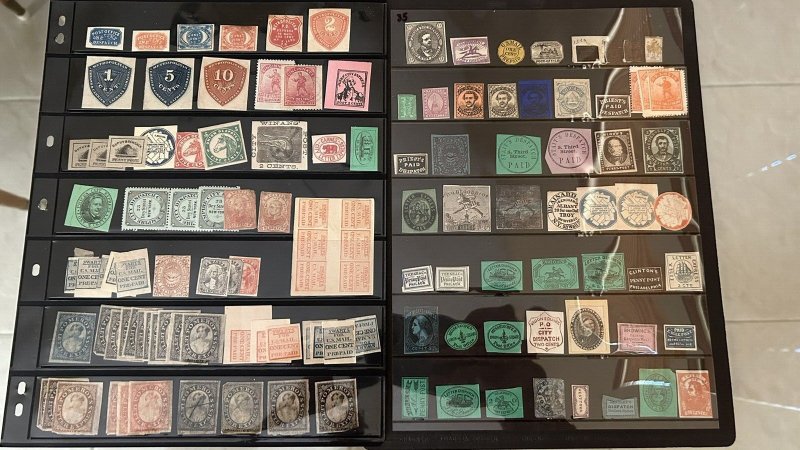 Locals and Carriers' Forgery, Bogus & Genuine LOT of 1700+ Stamps ...