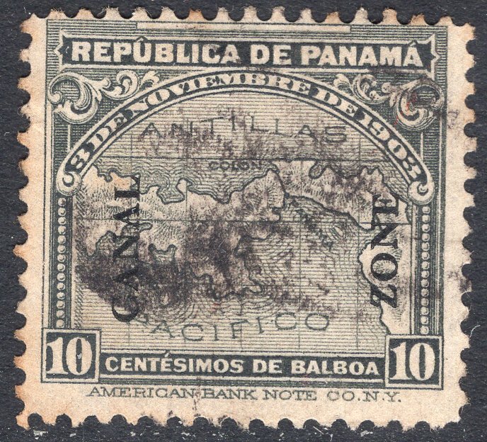 Canal Zone Scott 37 | United States, General Issue Stamp / HipStamp