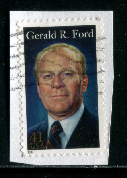 4199 US 41c Gerald R Ford SA, used on paper | United States, General ...