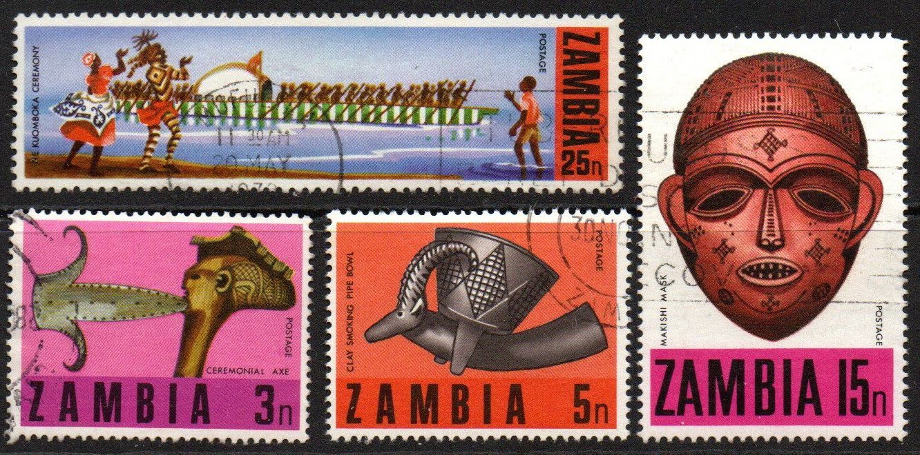Zambia Sc #66-69 Used | Africa - Zambia, General Issue Stamp / HipStamp