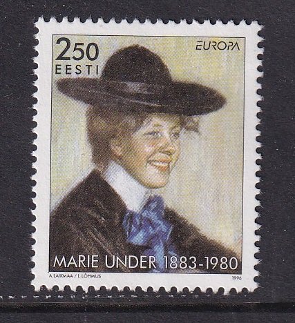 Estonia #306 MNH 1996 Europa Marie Under. poet | Europe - Estonia ...