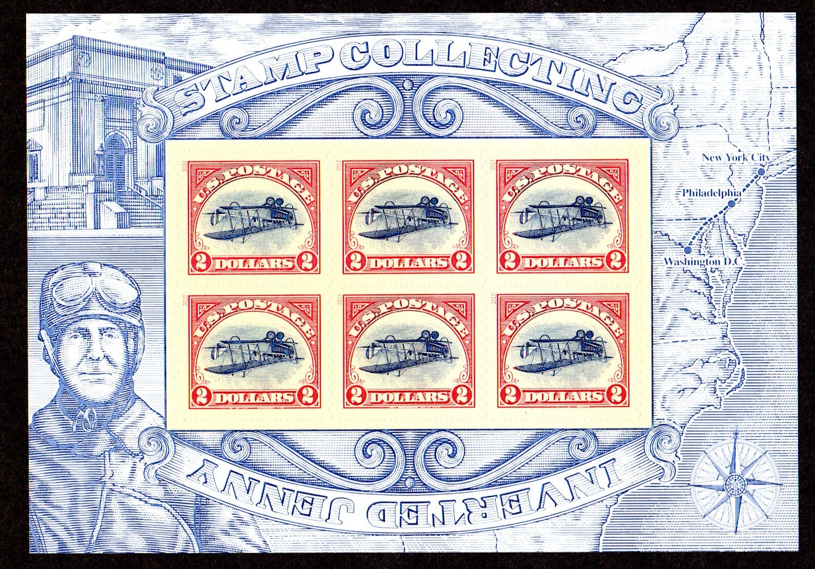 Scott # 4806 Mint Sheet of 6 $2 inverted Jenny Lot 200544 -23 | United ...