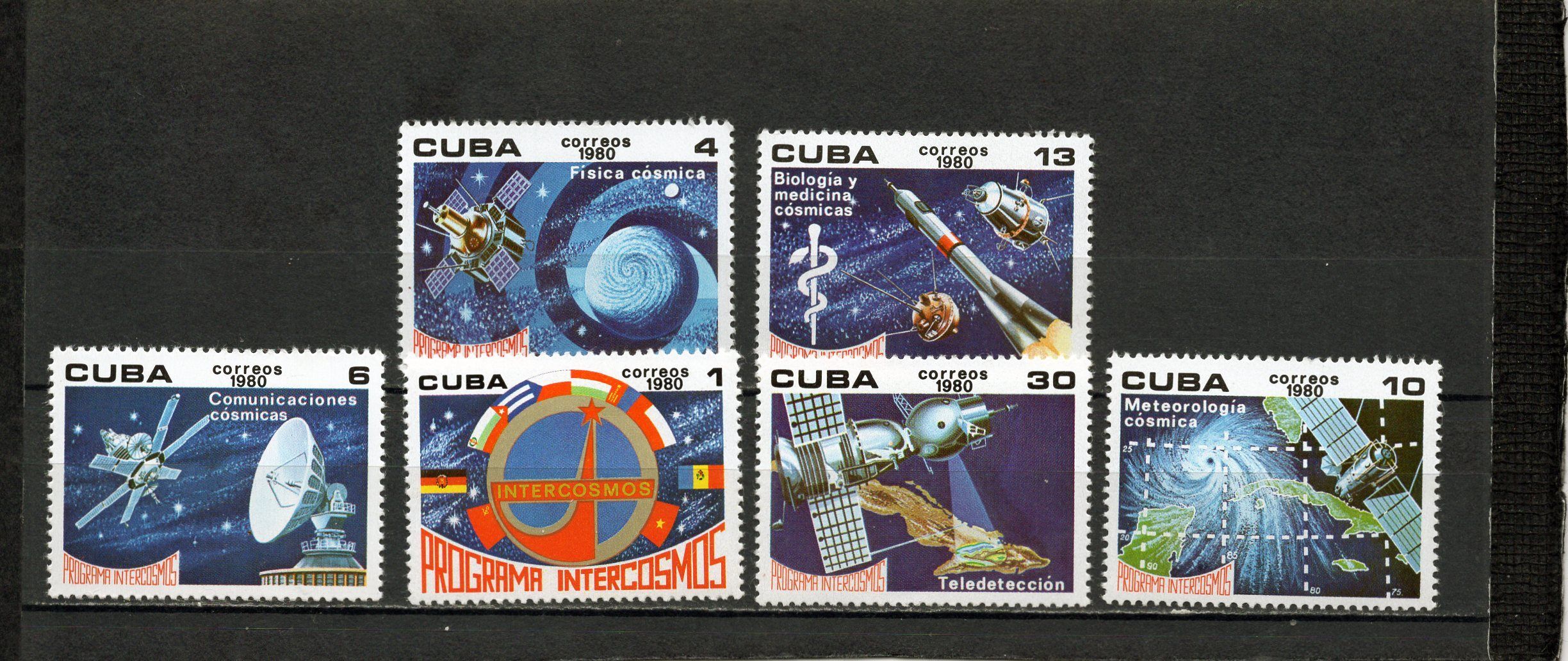 Cuba 1980 Space SET of 6 Stamps MNH | Caribbean - Cuba, General Issue ...