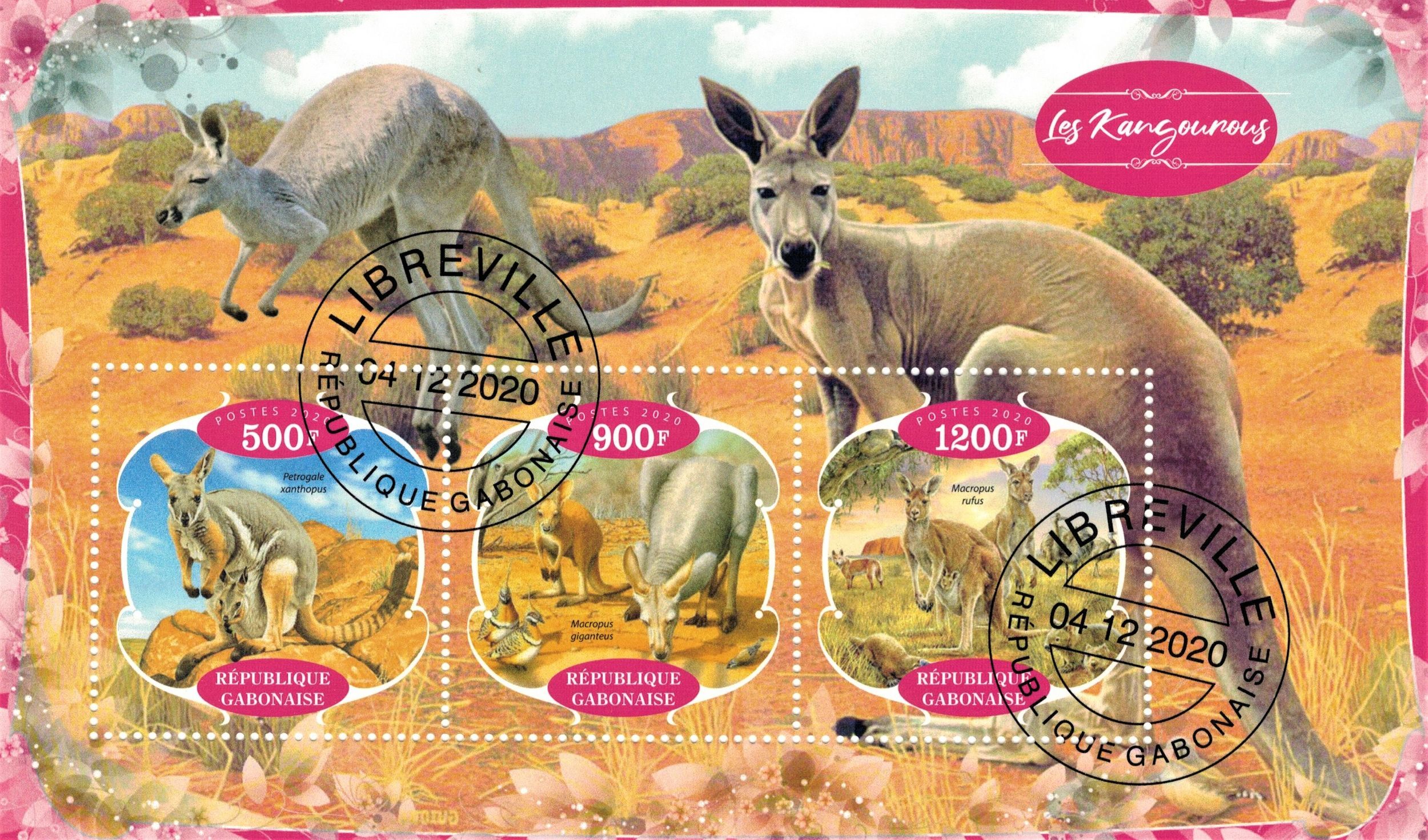 GABON 2020 - Kangaroos / complete set (sheet+block) | Africa - Gabon ...