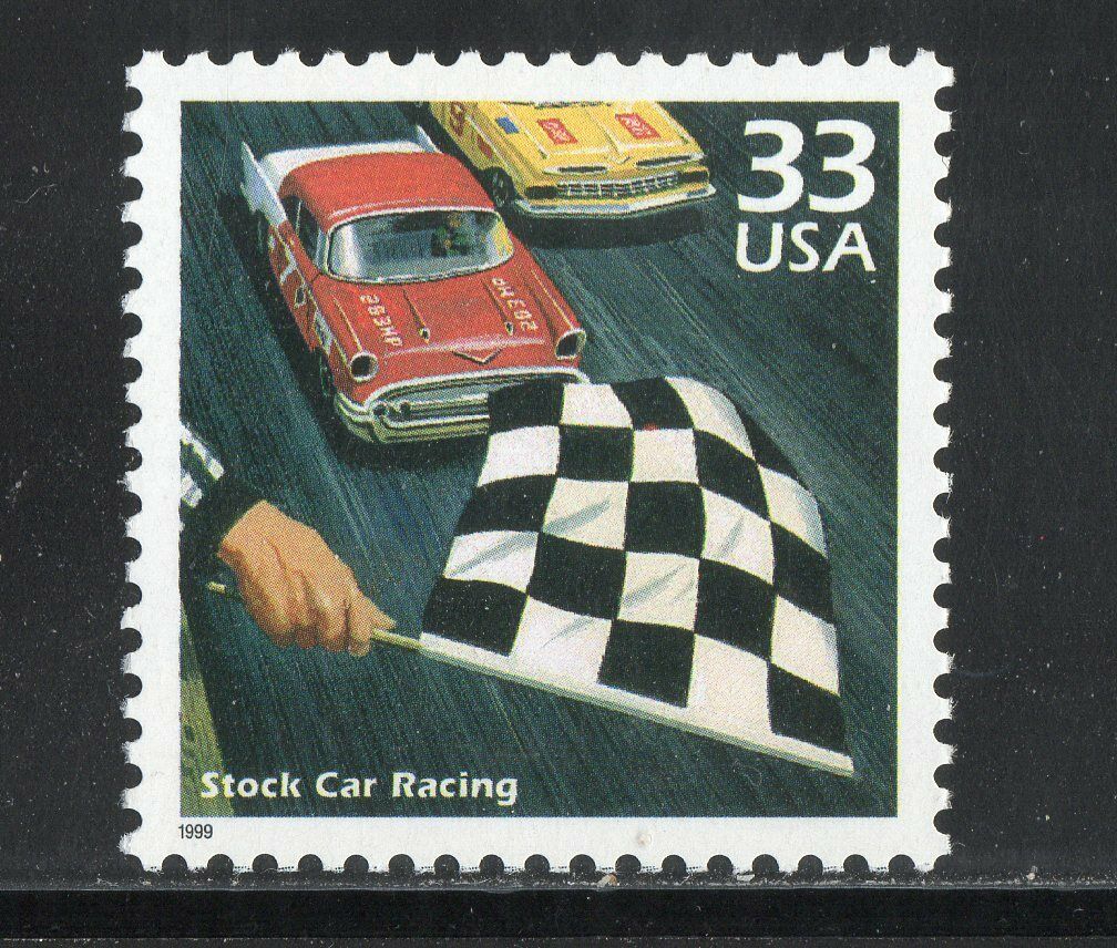 3187n ** STOCK CAR RACING ** U.S. Postage Stamp MNH | United States ...