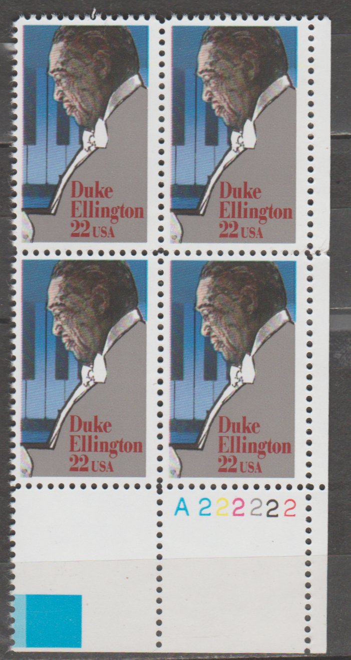 2211, PB-4 L/R. "Duke Ellington" MNH, .22 cent. | United States ...