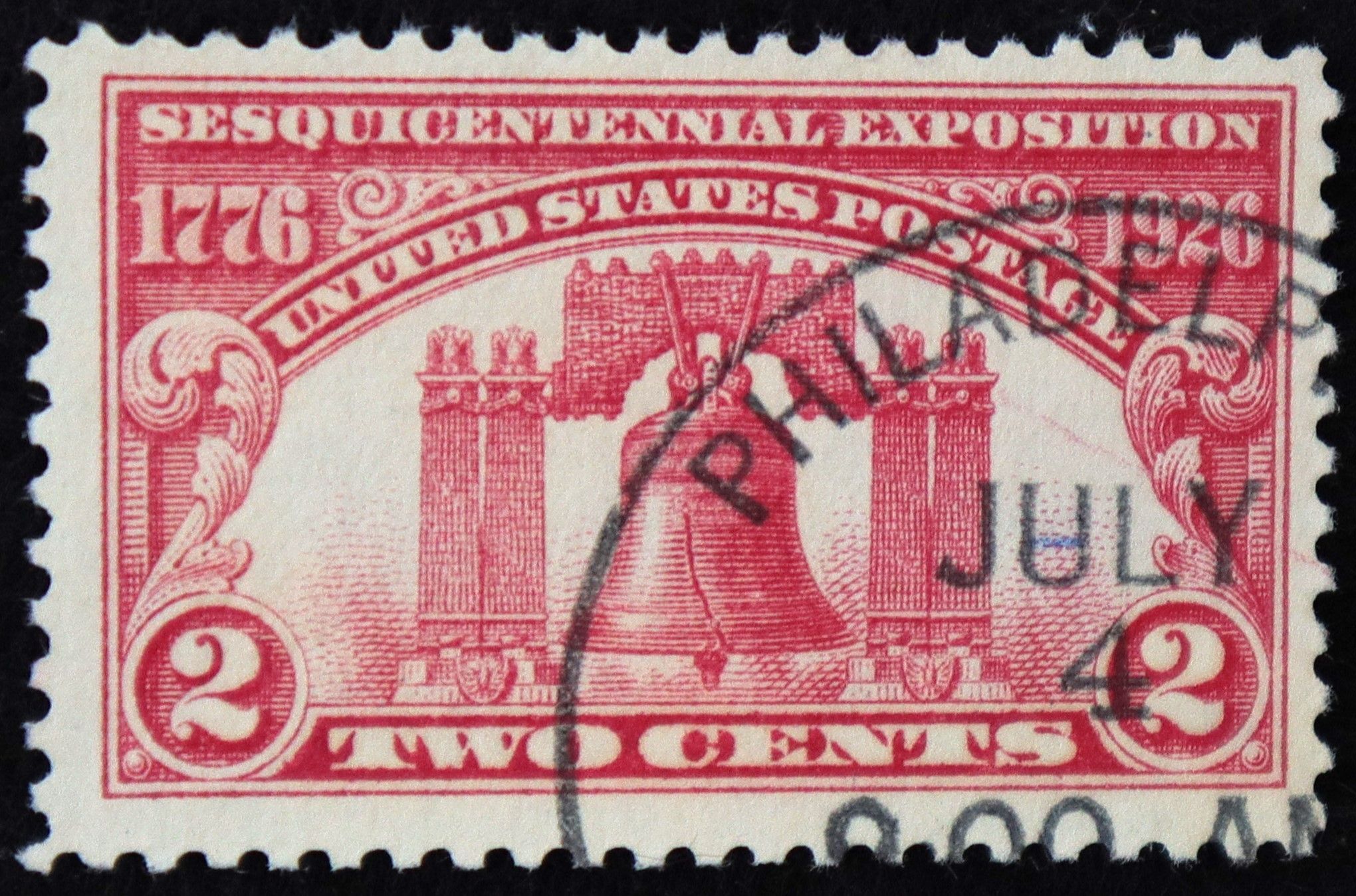U.S. Used Stamp Scott #627 2c Liberty Bell. Philadelphia July 4 CDS ...