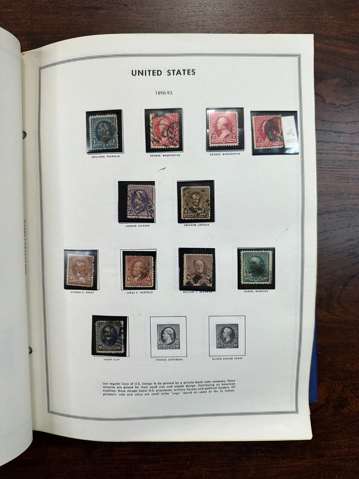 US Postage Stamp Album - Liberty M&U (includes Columbians ...