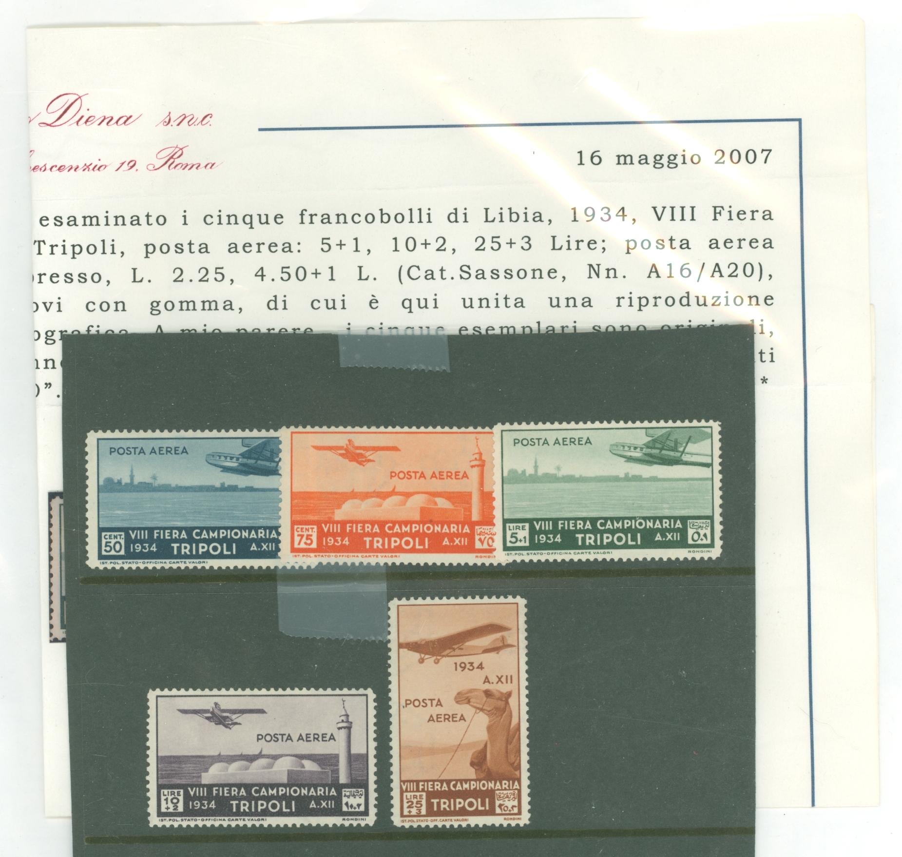 Libya #C14-C18 Single (Complete Set) | Africa - Libya, Air Mail Stamp ...