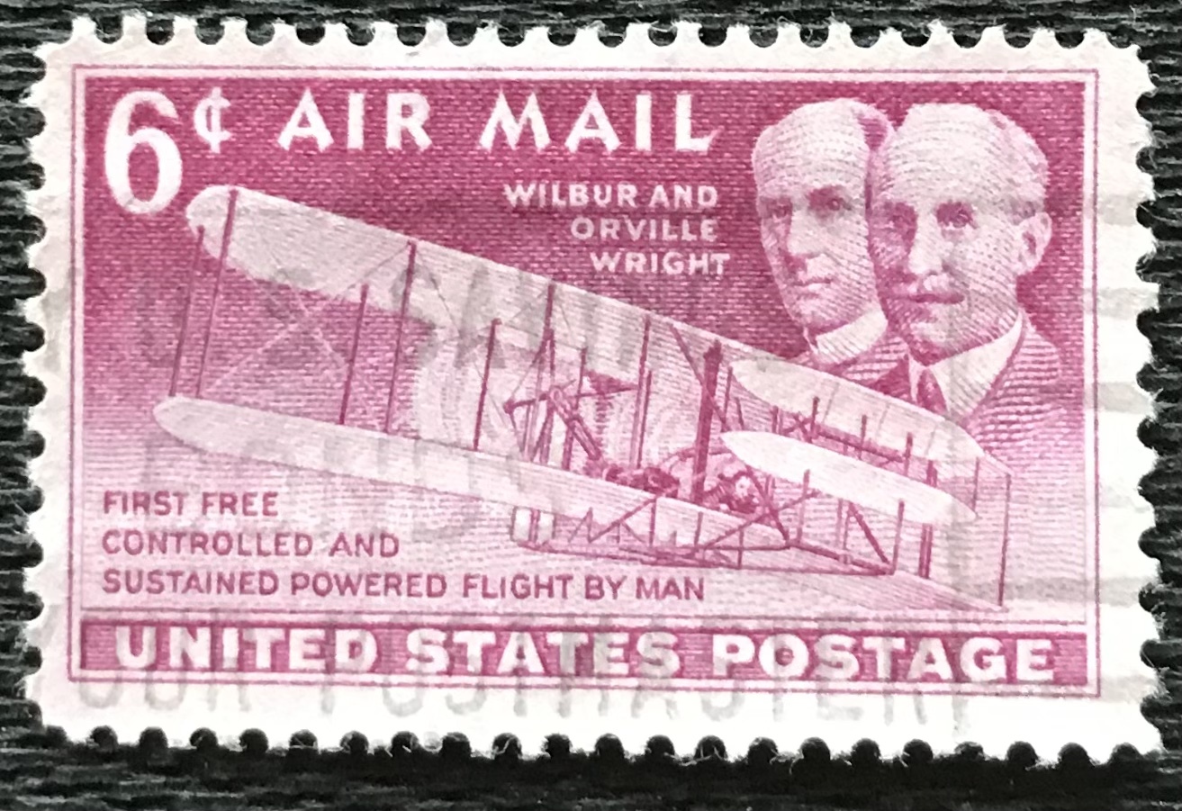 US #C45 Used Single Wright Brothers Slogan Cancel SCV $.25 | United ...