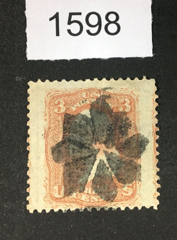 US Stamps # 83 C-Grill Jumbo Used $1,100 LOT #F 1598 | United States ...