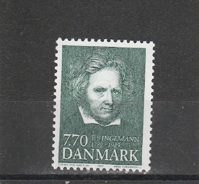 Denmark Scott# 876 MNH (1989 Bernhard Severin Ingemann) | Europe ...