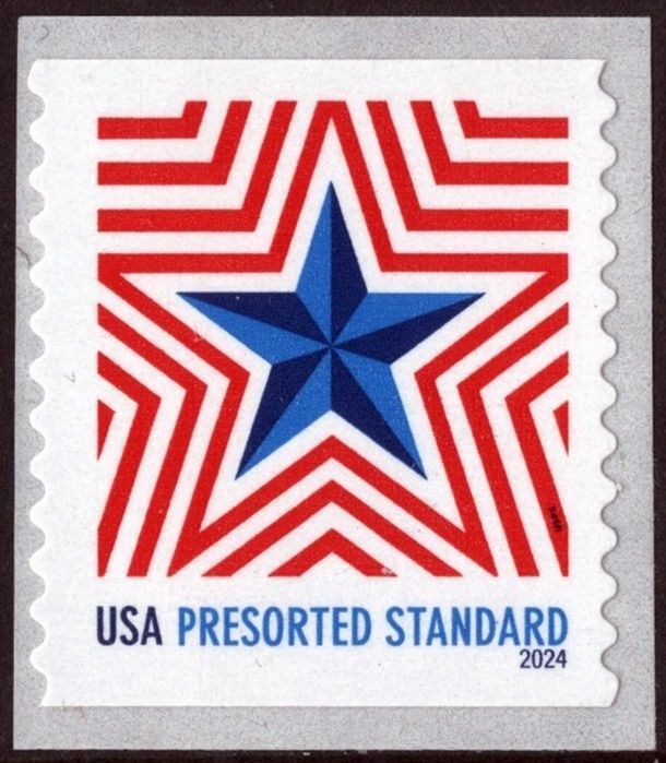 SC#5832 (Presorted Standard) Radiant Star Coil Single (2024) SA ...