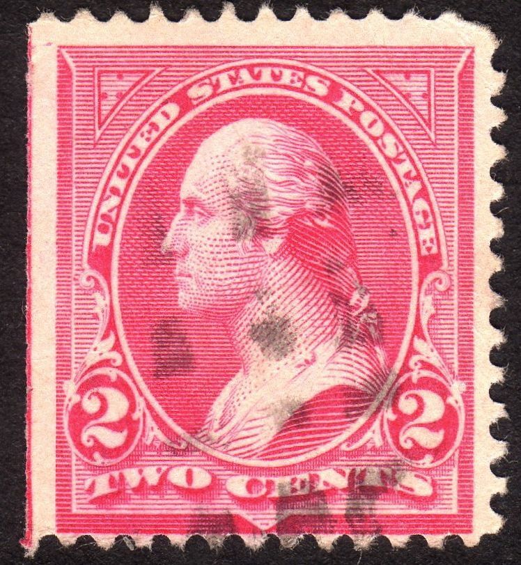1895, US 2c, George Washington, Used, Sc 267a | United States, General ...