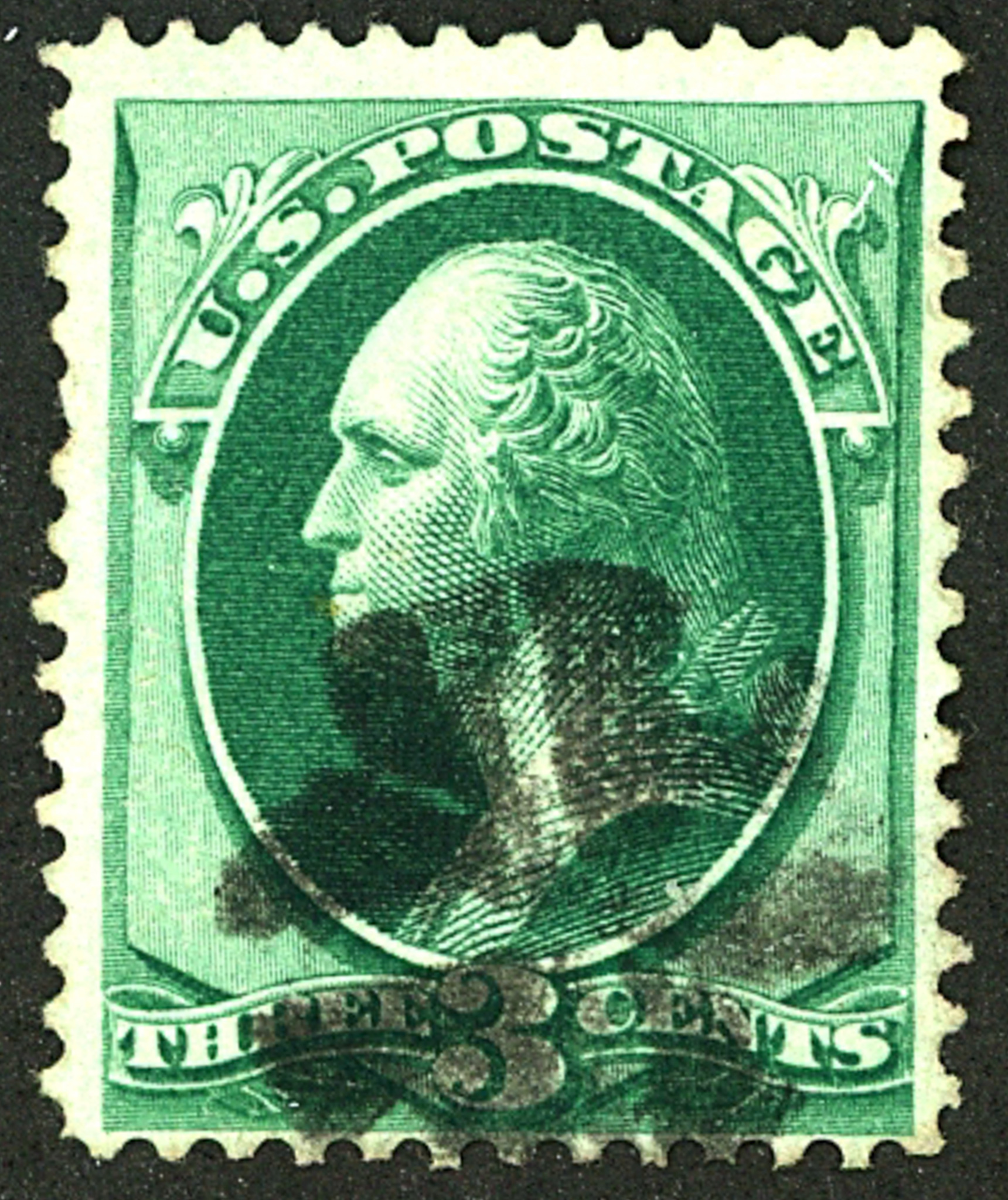 U.S. #136 Used Crease | United States, General Issue Stamp / HipStamp