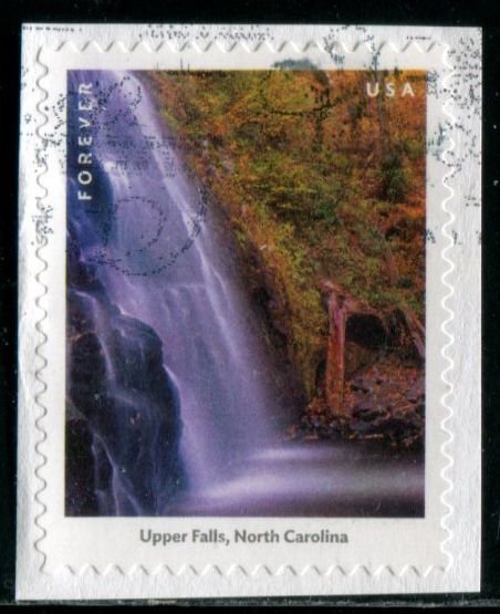 5800l US (63c) Waterfalls - Upper Falls SA, used on paper | United ...