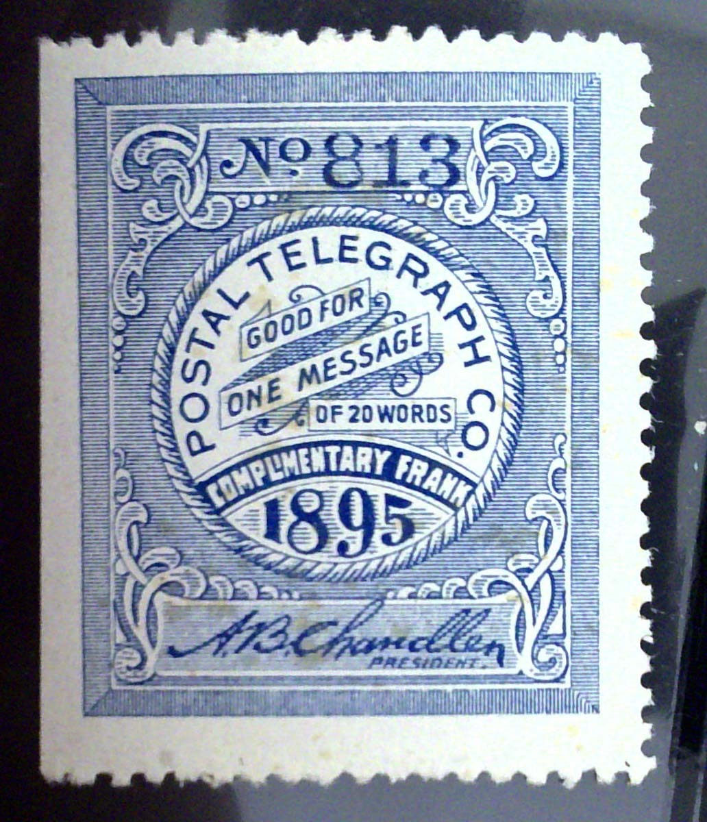Scott #15T11 - Blue - Unused - Telegraph Stamp - 1895 | United States ...