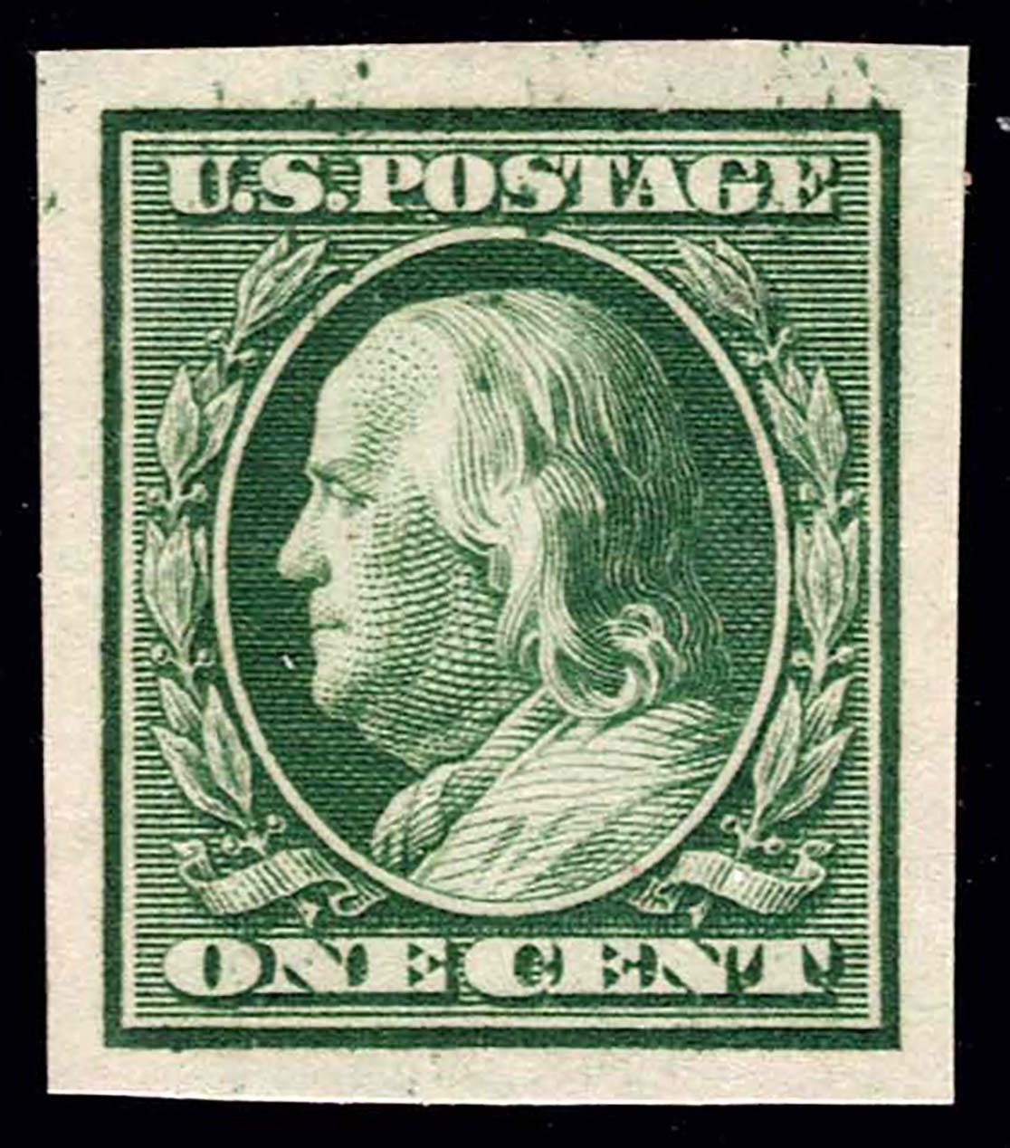 U.S. 383 M-Hr Imperf Single as Shown (V5261) | United States, General ...