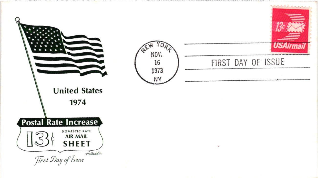 #C79 Winged Envelope Airmail – Artmaster Cachet | United States, Air ...