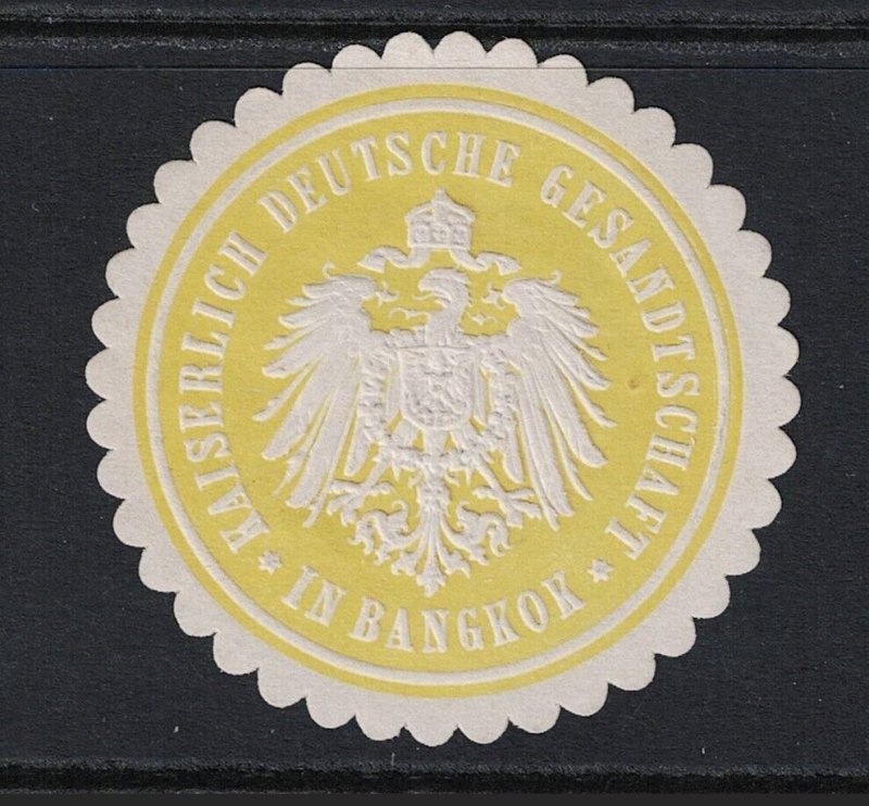 Thailand German EMBASSY in Bangkok Official Seal - S20950 | Asia ...