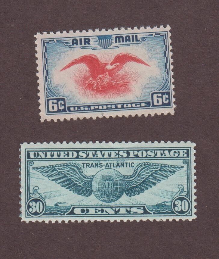 US, C23, C24, Mnh, 1930'S Airmail | United States, Air Mail Stamp ...