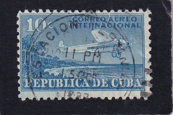 Cuba, # C5 used | Caribbean - Cuba, Air Mail Stamp / HipStamp