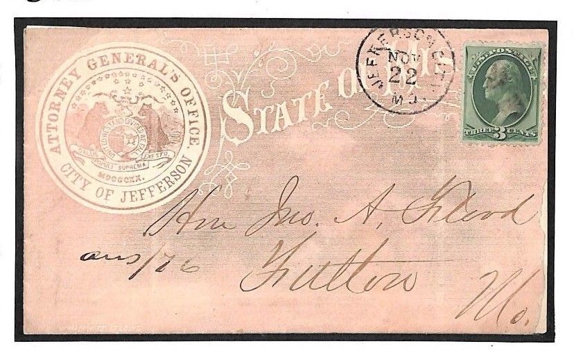 USA ILLUSTRATED Cover Jefferson City ATTORNEY GENERAL Crest LAW ...