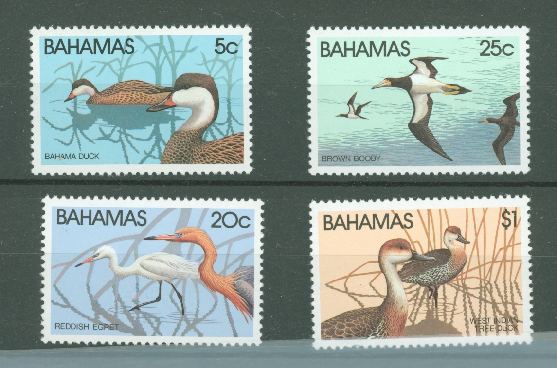 Bahamas #492-95 Single (Complete Set) (Ducks) (Fauna) | Caribbean ...