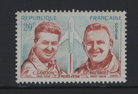 France #925 MNH 1959 Test pilots | Europe - France & Colonies, General ...