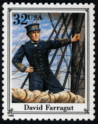 U.S. #2975g 32c MNH (David Farragut from Civil War Pane) | United ...