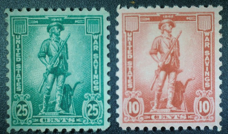 USA S2-S1 M/NH/OG | United States, Back of Book (Other) - Savings Stamp ...