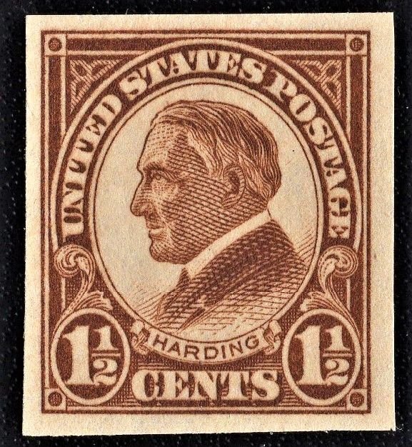 US 631 MNH VF 1-1/2 Cent Harding Imperforate | United States, General ...