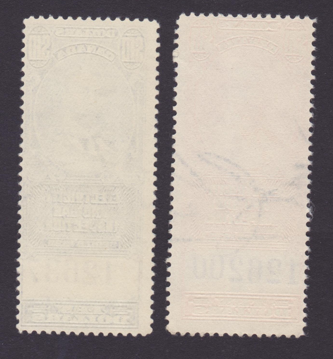 Canada Electricity and Gas Inspection revenue stamps - same signature ...