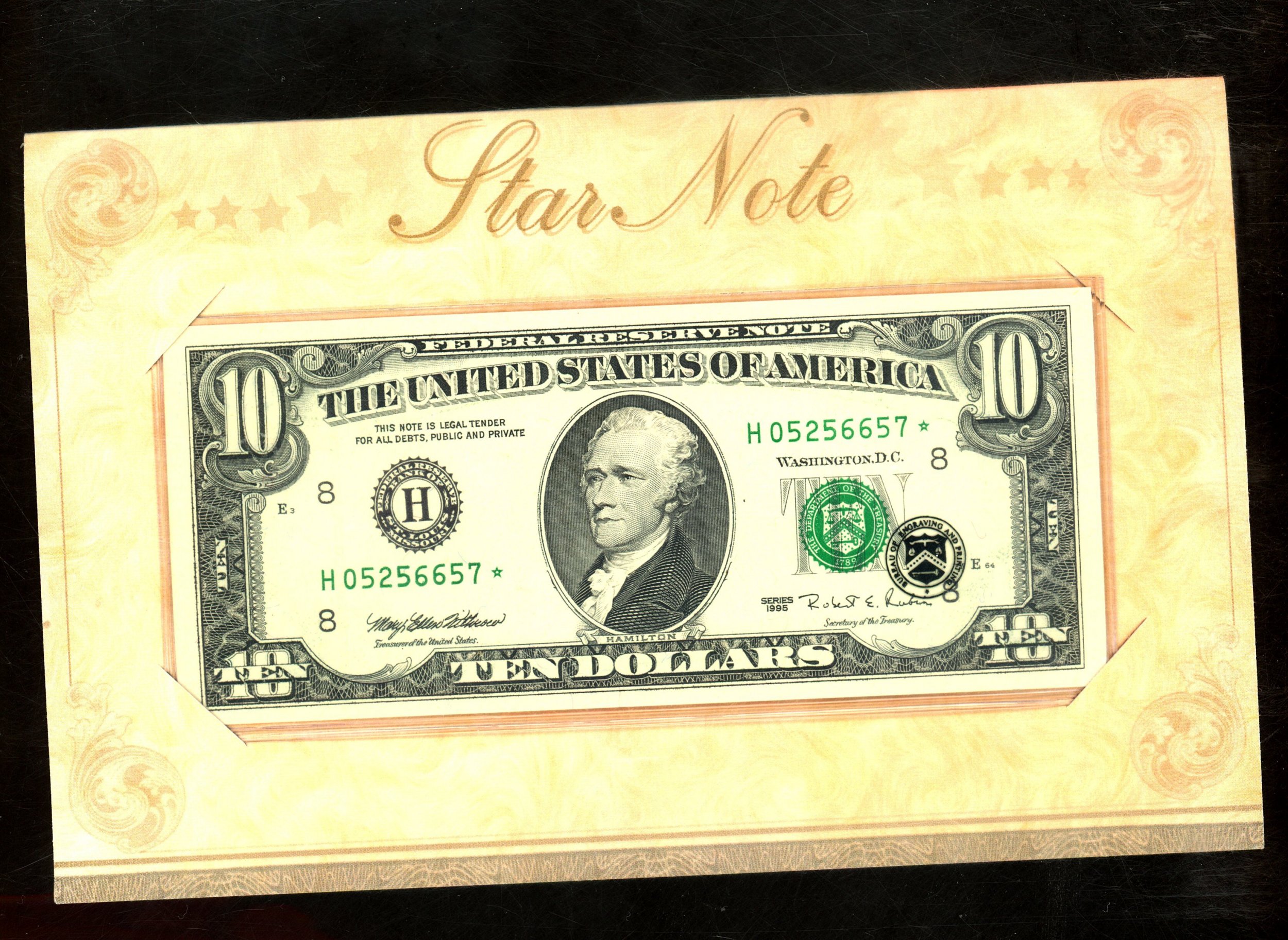 1995 $10 Star Note Mint | United States, Stamp / HipStamp