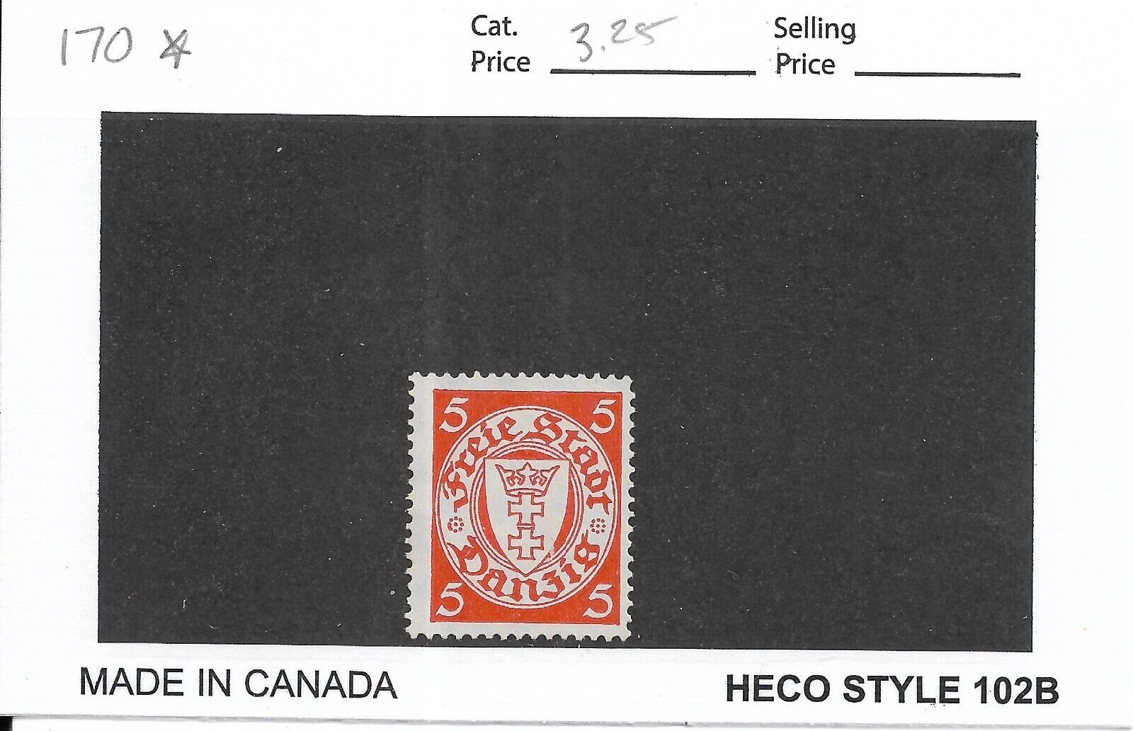 Germany: Danzig Sc # 170 MH (57202) | Europe - Germany & Colonies ...