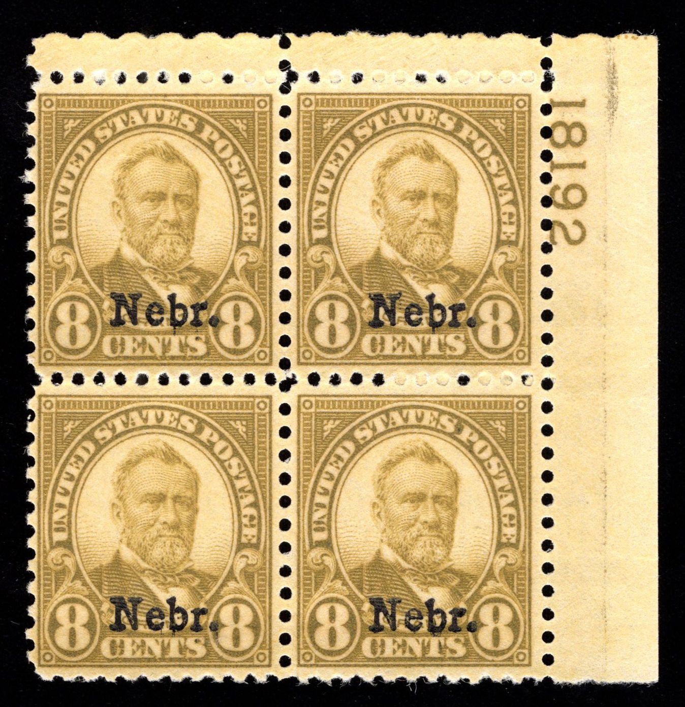 US Stamps # 677 Intact Plate Block of 4 Mint OG NH CV $550 LOT #8502 ...