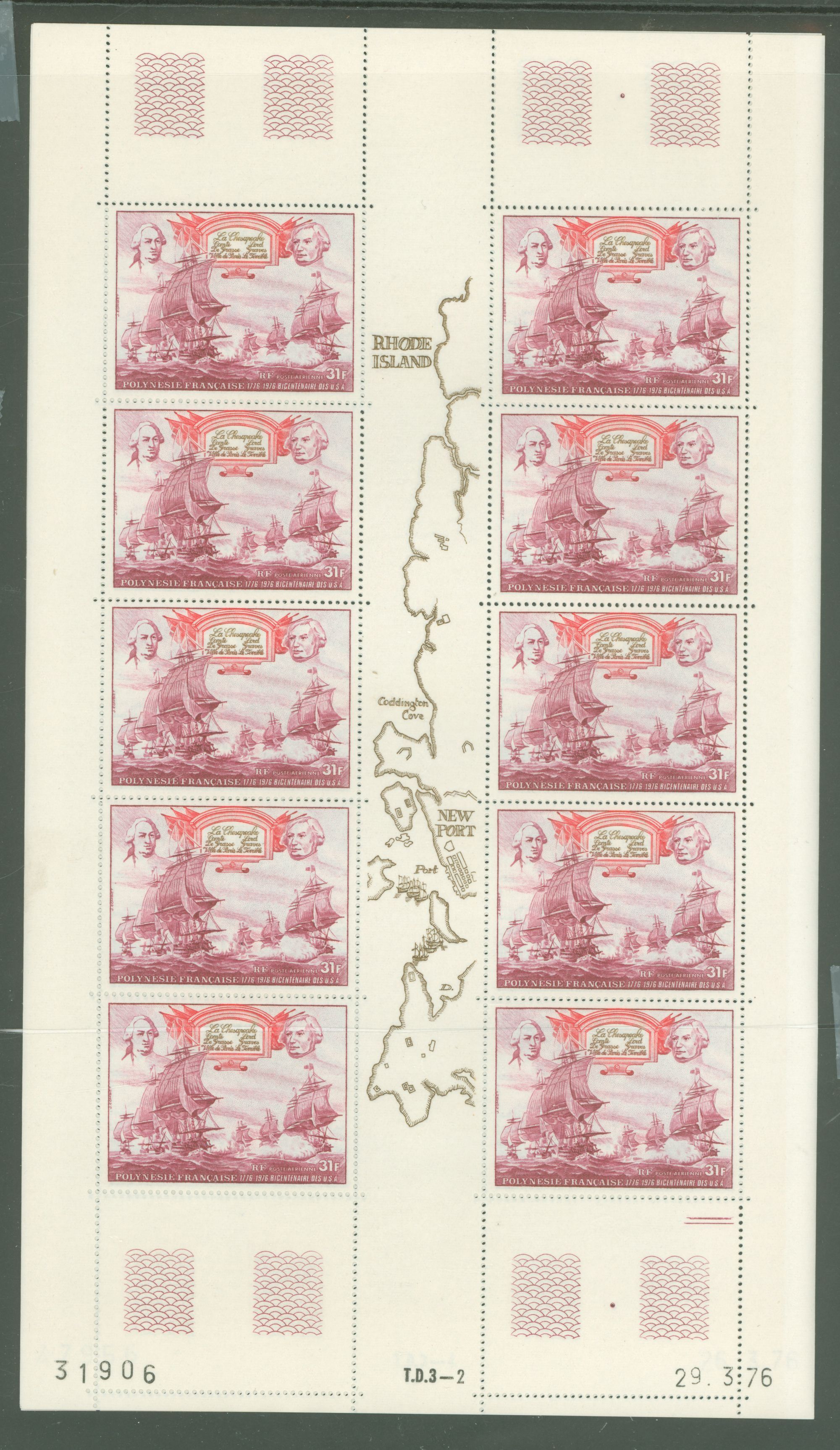 French Polynesia #C128-C129 Single (Complete Set) | Australia & Oceania ...