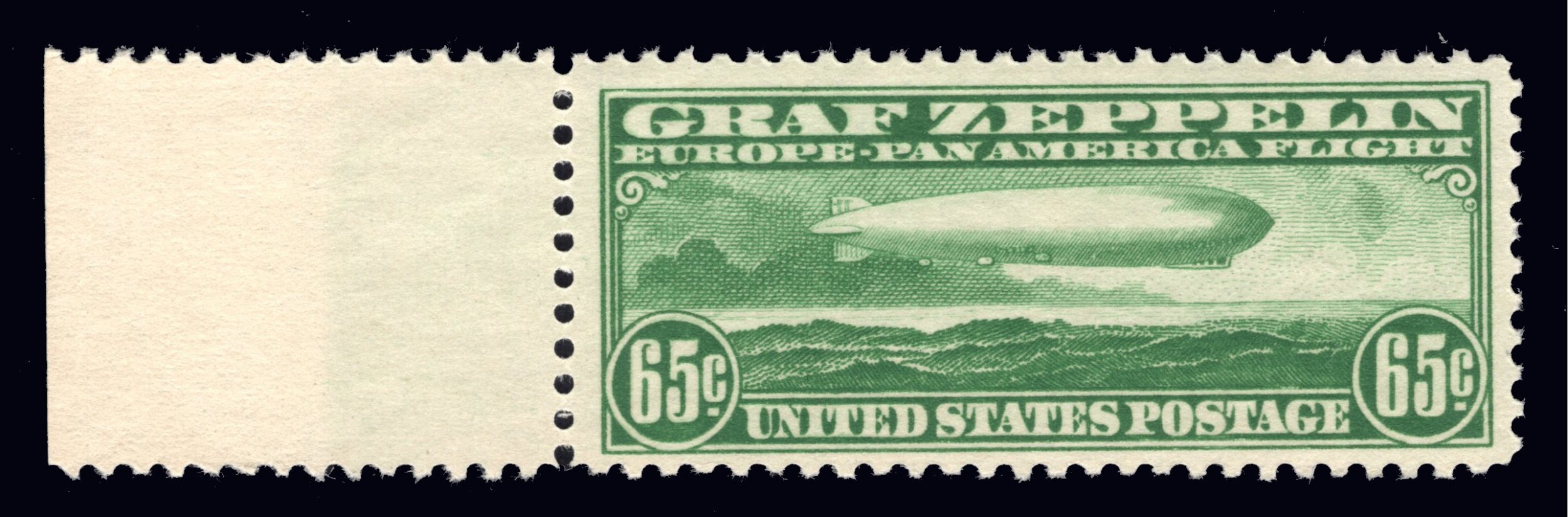 US Stamps # C13 Graf Zeppelin Mint OG NH $250 LOT #23624 | United ...