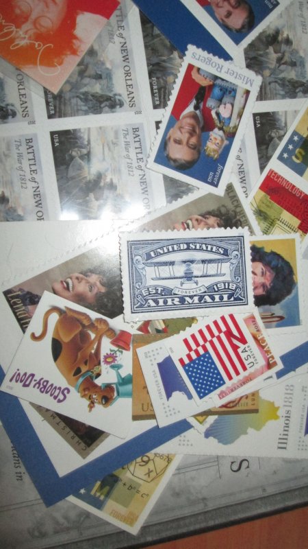 Discount Postage 125x Forever US Postage Stamps Face $82.50 MNH ...