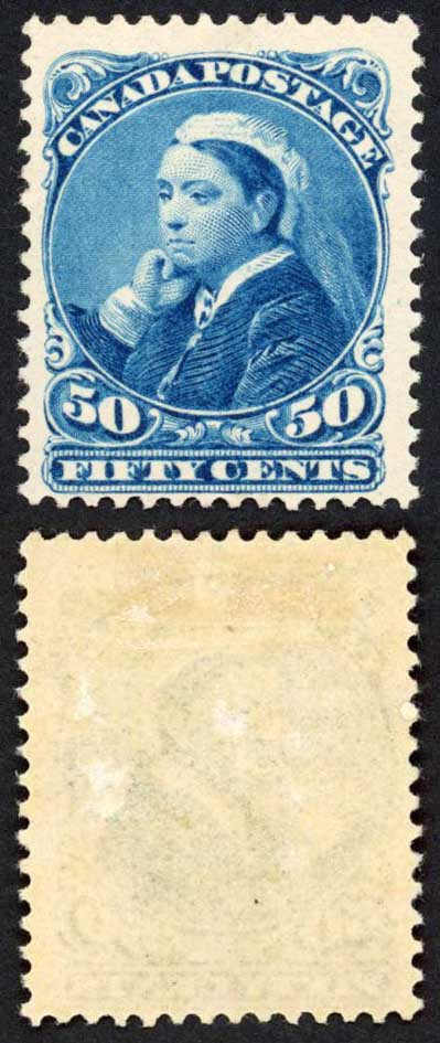 Canada SG116 1893 50c Blue Very Fine M/Mint example Scarce Cat 275 ...