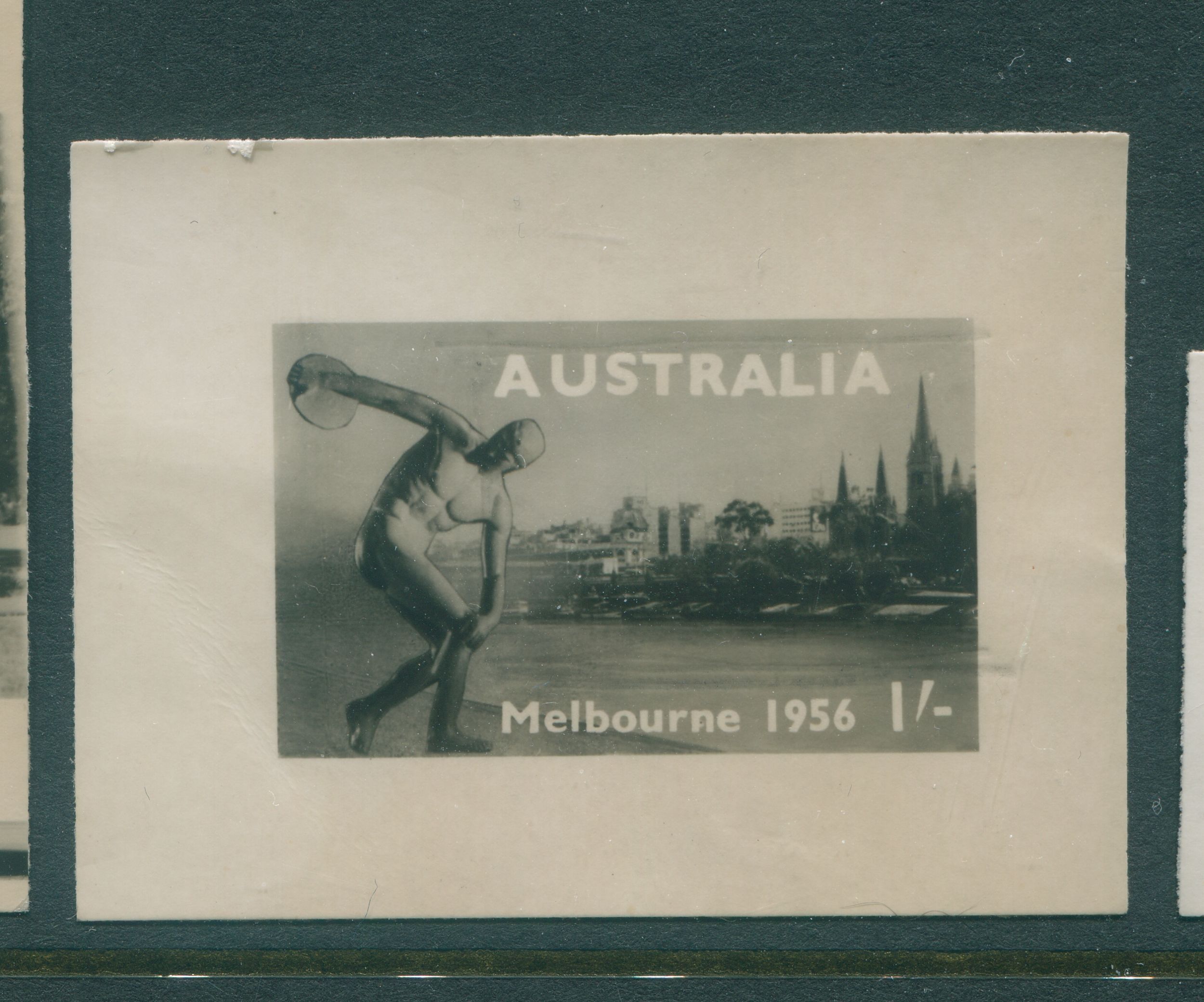 Australia 1956 1s Olympic Games photographic proofs of unadopted ...